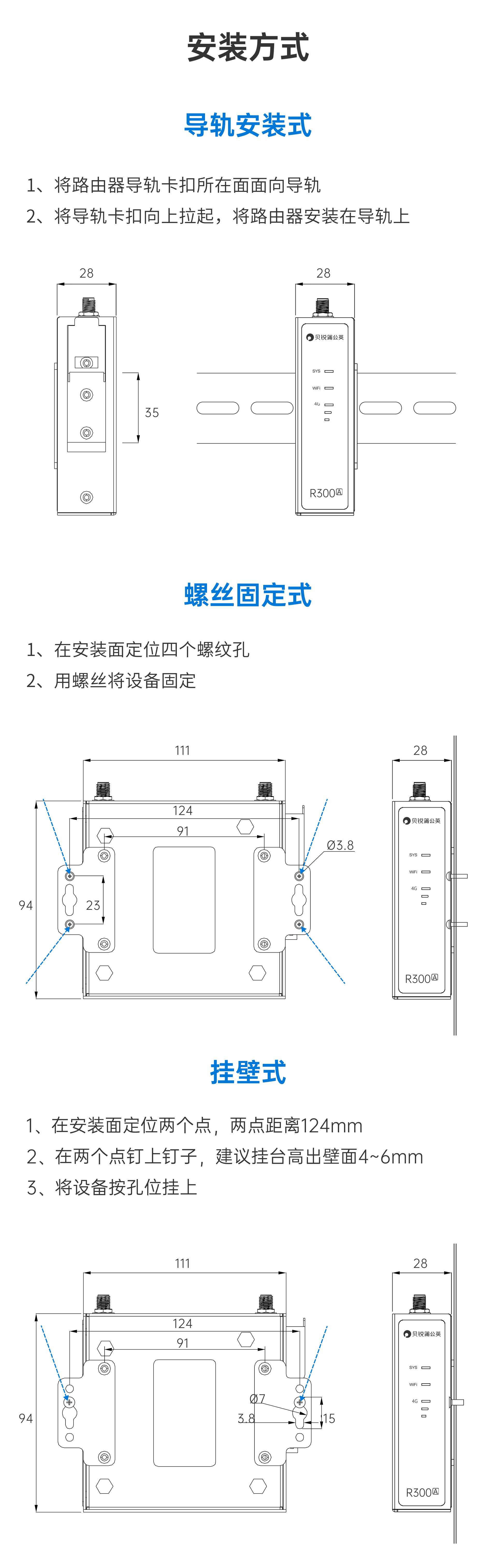 蒲公英工业路由器R300A-3151G-贝锐商城