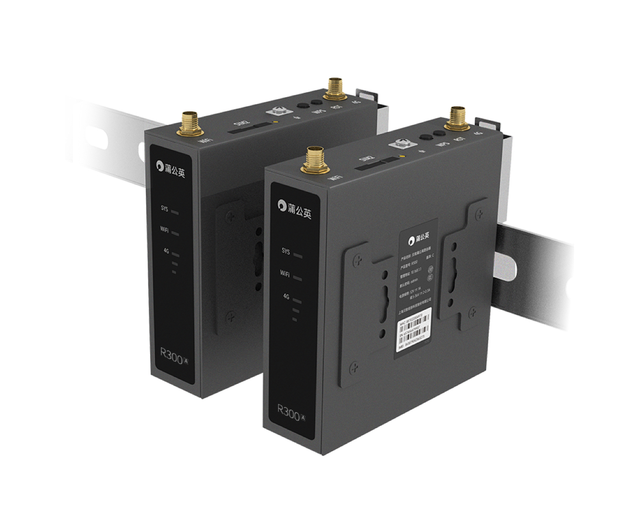 蒲公英4G工业无线路由器R300A-1121G-贝锐商城